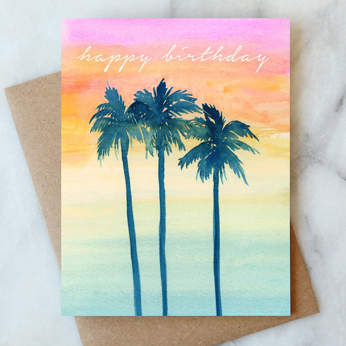 Sunset Birthday Card – Abigail Jayne Design