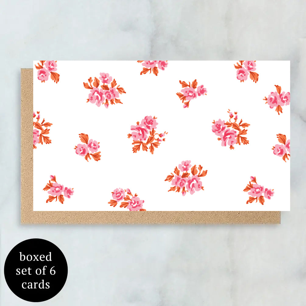 Ditzy Flowers Mini Cards - Boxed Set of 6 – Abigail Jayne Design