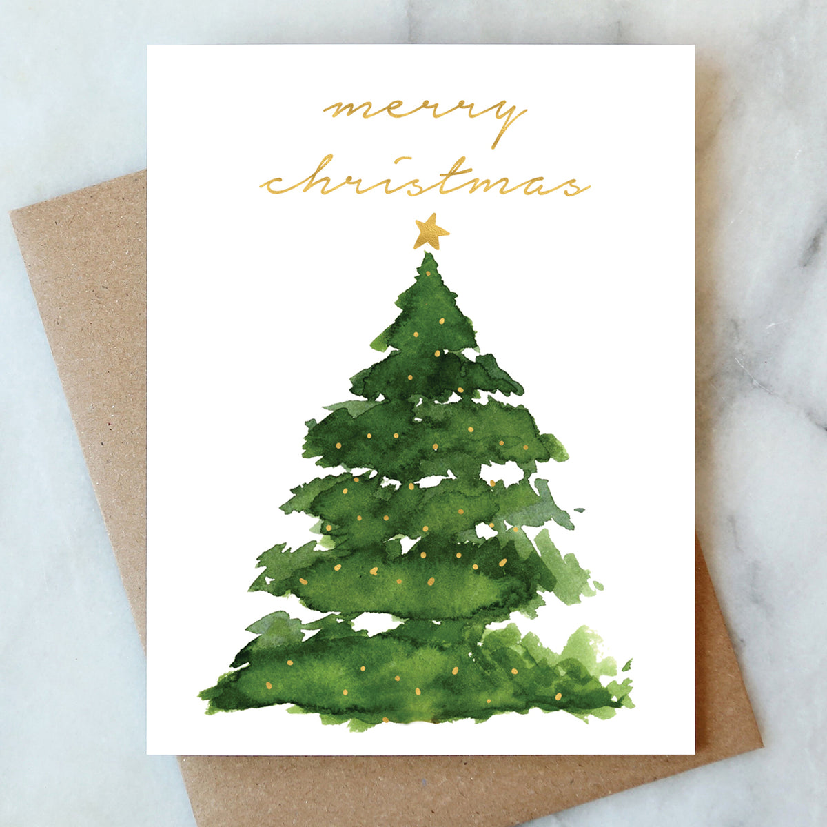 Merry Christmas Tree Card - Box Set of 6 – Abigail Jayne Design