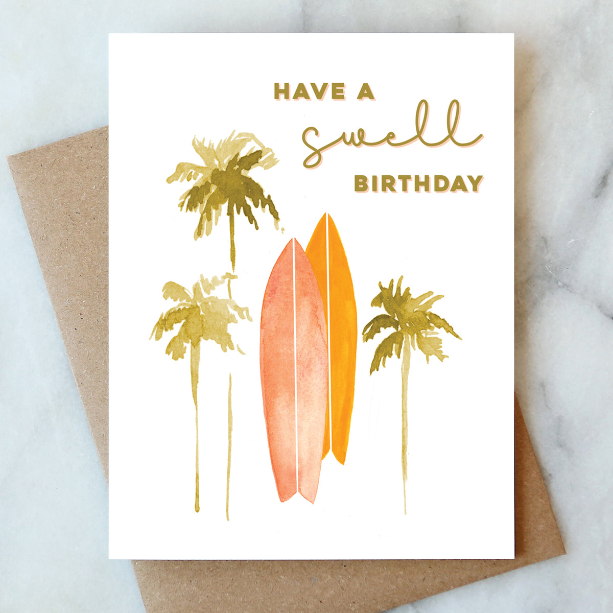 Surf Birthday Card – Abigail Jayne Design